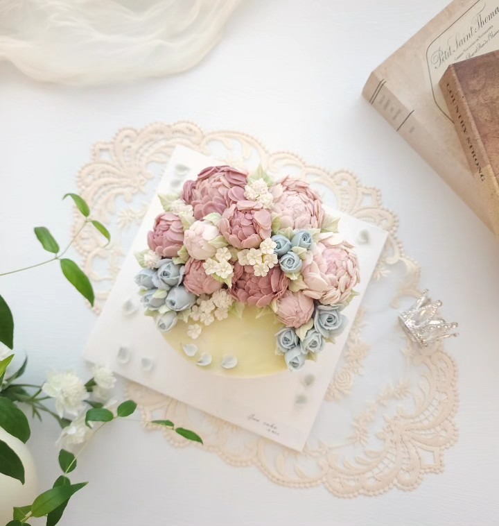 앙금플라워 떡케이크 주문제작 - 광주광역시 북구 양산동 | 비즈프로필