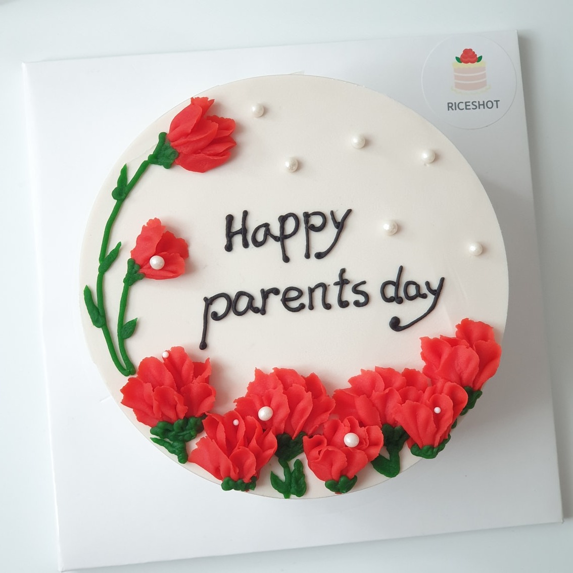 산본 떡케이크 어버이날 카네이션케이크 💛라이스샷💛 | 경기도 군포시 산본동 | 떡케이크 | 당근 비즈 소식