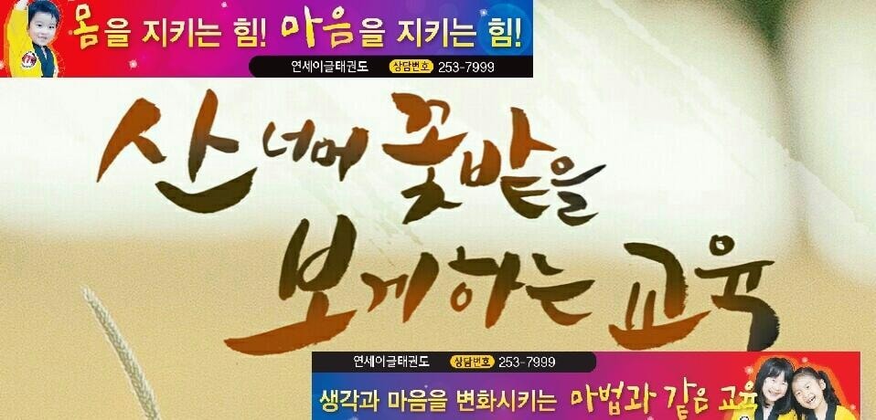태권도와 인성교육의 명품도장 연세이글 태권도 입니다 대전광역시 중구 목동 비즈프로필
