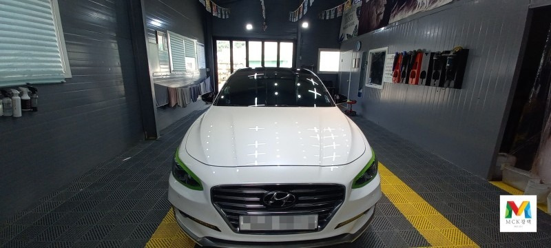 그랜저ig 흰색 자동차 막광택플러스로 새차 만들기 경기도 화성시 봉담읍 비즈프로필