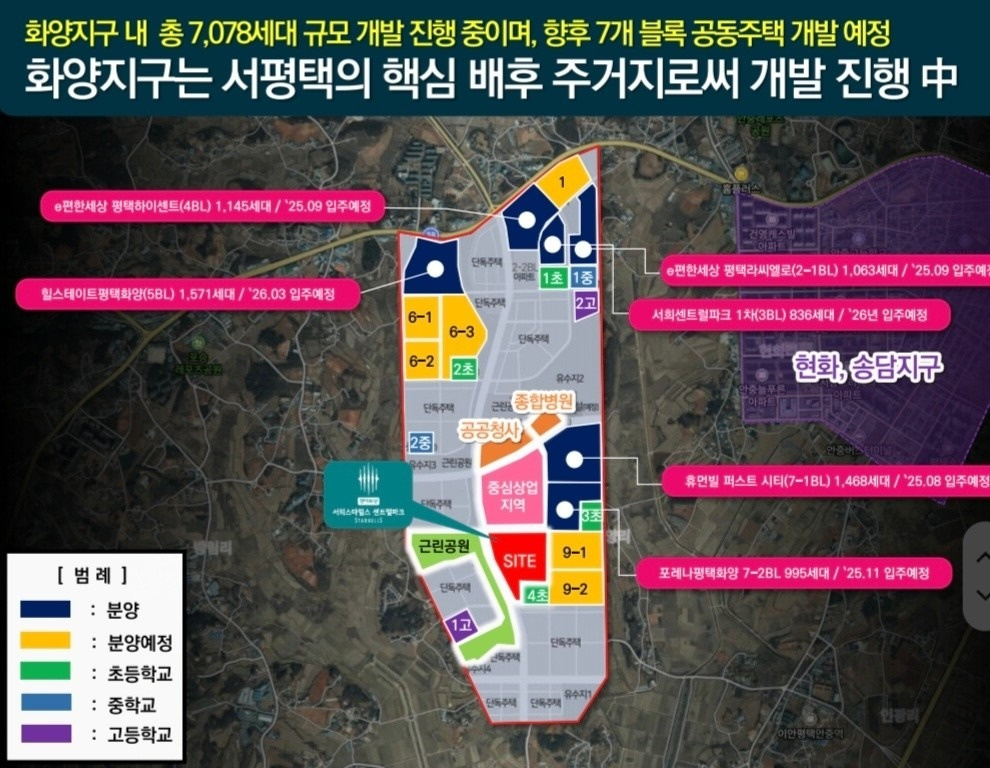 평택 화양 서희스타힐스 센트럴파크 일반분양 아파트 선착순 동호수 지정 경기도 평택시 안중읍 비즈프로필