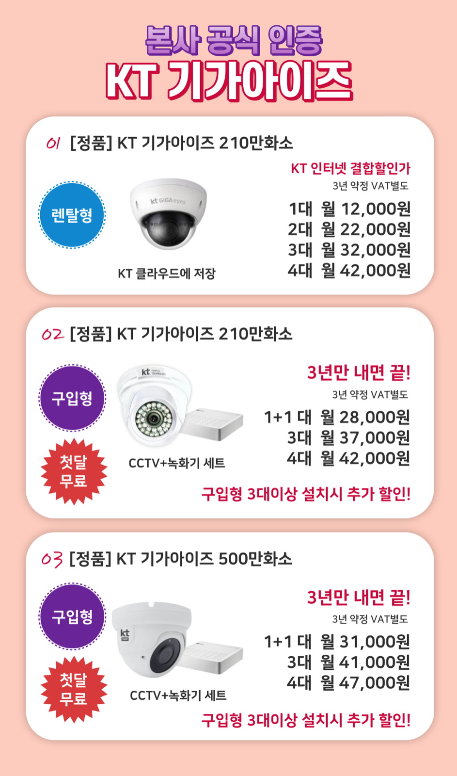 [KT Telecop] 강남 사무실 500만화소 CCTV 4대 설치사례 | 서울특별시 송파구 삼전동 | CCTV판매/설치 | 당근 비즈 소식