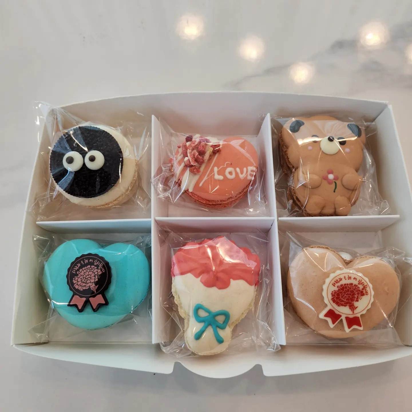어린이날 어버이날 스승의날 캐릭터쿠키 캐릭터마카롱 카네이션마카롱 카네이션도시락케이크 부산광역시 기장군 정관읍 비즈프로필