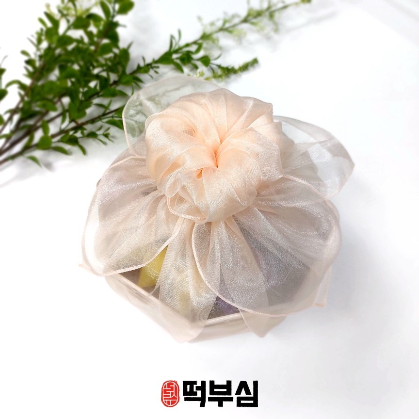 단호박 카스테라 인절미 And 오색송편 팔각선물세트 2단 보자기 포장 대구광역시 북구 연경동 떡집 당근 비즈 소식