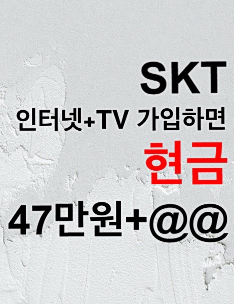 SKT 인터넷+TV 가입 최대 지원금 지급 - 전라남도 목포시 상동 | 비즈프로필
