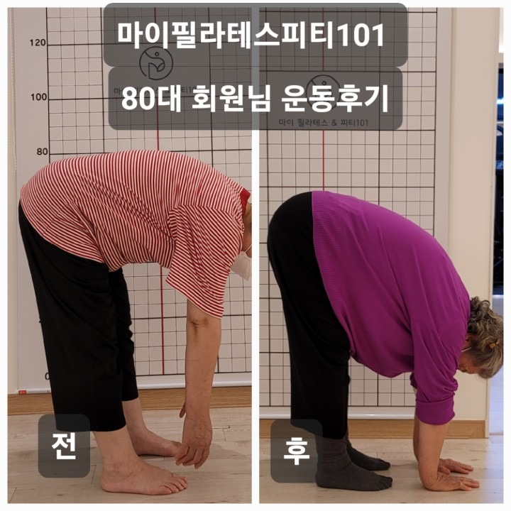 무릎 보호대 없이 못 걷는 80대 회원님 재활 필라테스 운동 후기 서울특별시 강남구 삼성동 비즈프로필