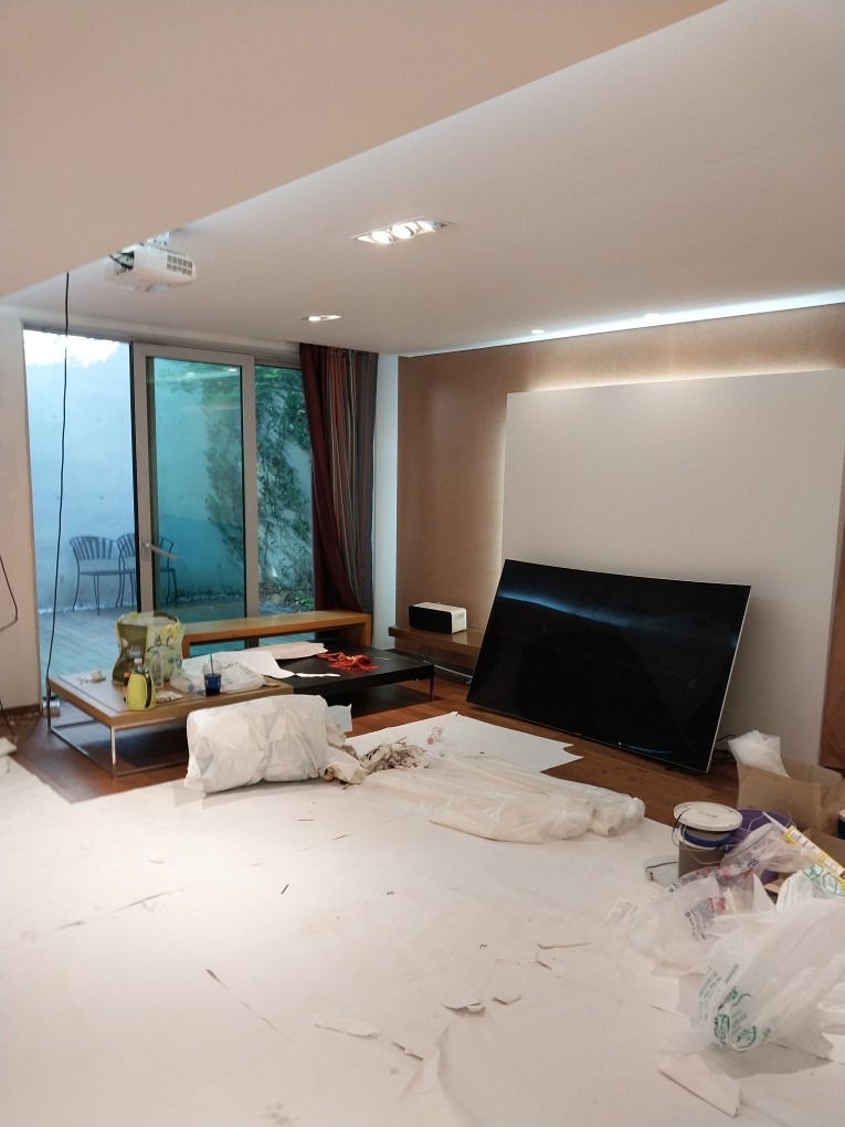 용인 기흥구 동백동 엘가빌리지타운하우스 거실안방 실크도배 경기도 용인시 처인구 마평동 비즈프로필
