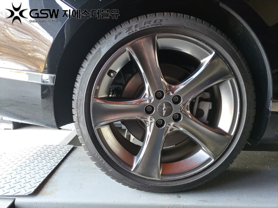제네시스 G80 20인치휠 반광 스퍼터링 휠복원 작업 후기 - 전라북도 전주시 덕진구 혁신동 | 비즈프로필