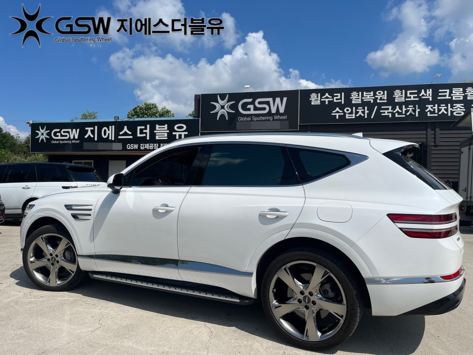 제네시스 GV80 22인치휠 반광 스크래치 휠복원 작업 후기 - 광주광역시 서구 매월동 | 비즈프로필