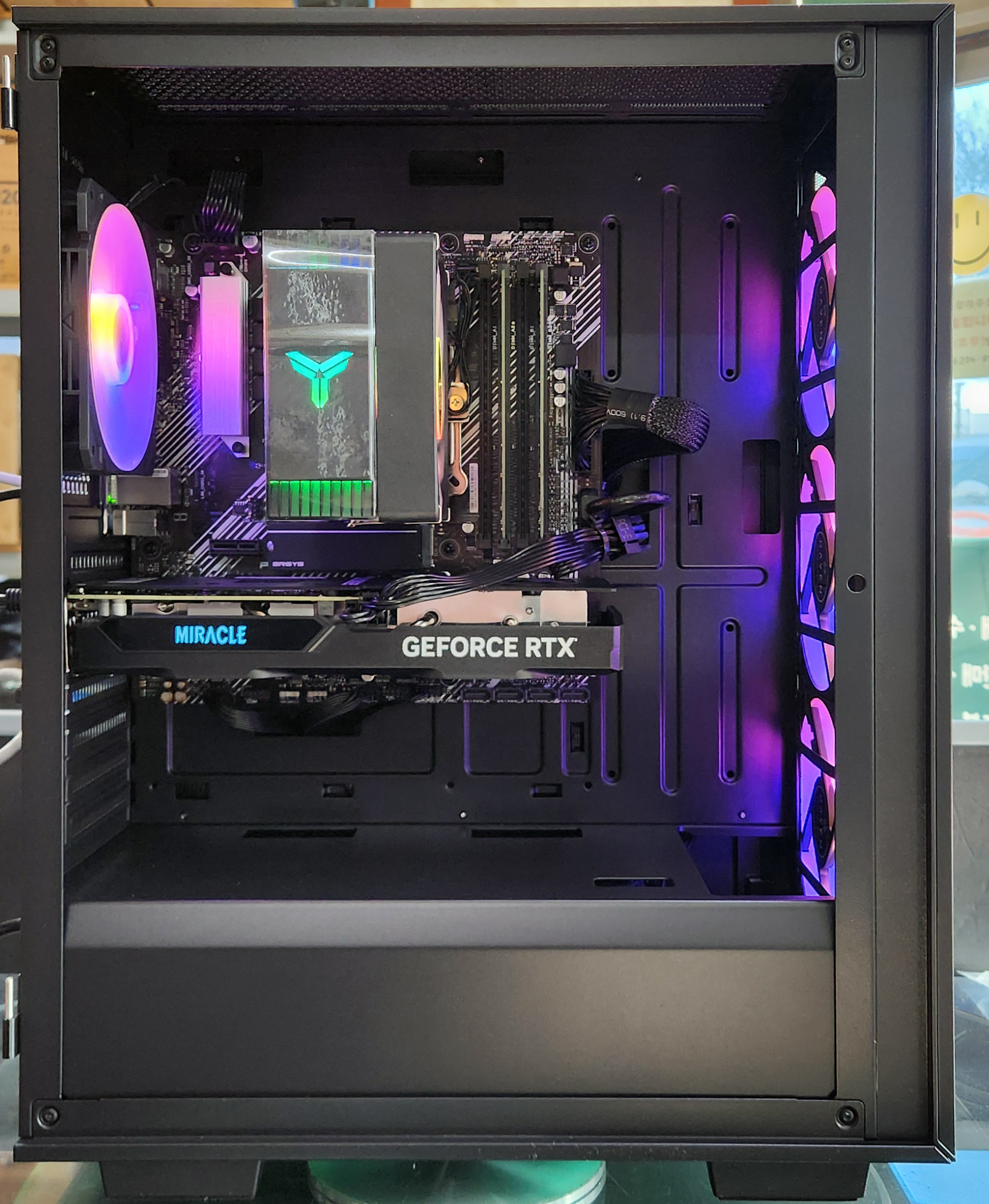 중학생 아들의 발로란트 가성비 게이밍 조립pc Lg 27인치 165hz 게이밍 모니터와 주변기기들까지 풀세트 경기도