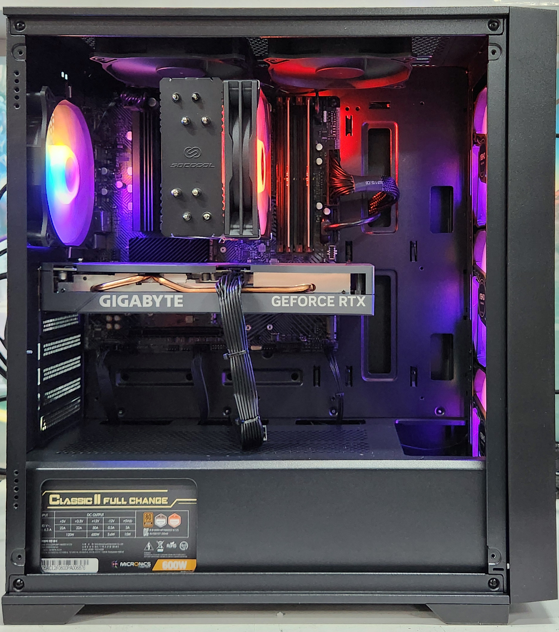 파주컴퓨터 금촌컴친구 3d Max와 오토캐드 작업용 조립pc 라이젠 7500f 와 Rtx4060 조합 경기도