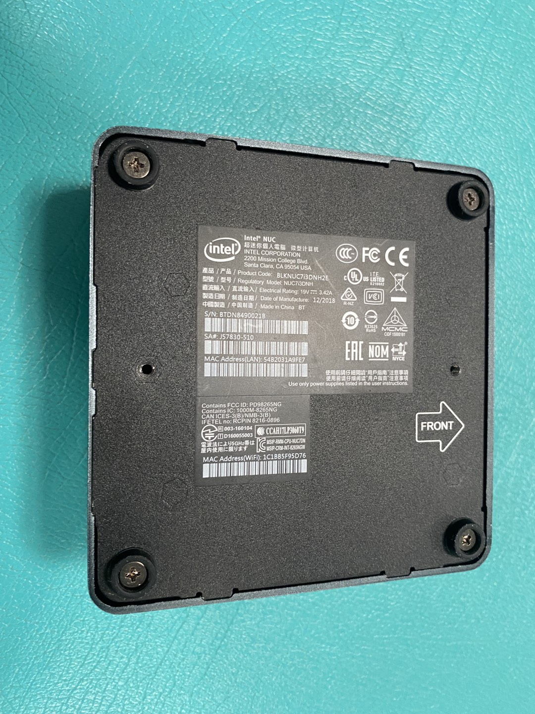 인텔 Nuc7i3dnhe, 16... | 당근 중고거래