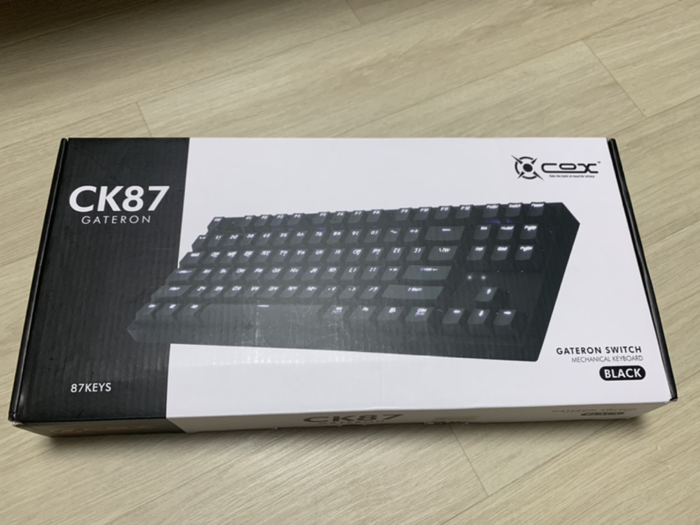 기계식키보드 Ck87 저소음황축... | 당근 중고거래
