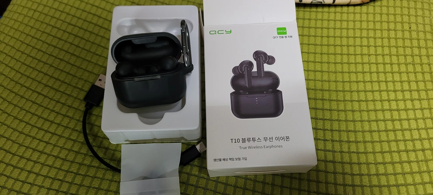QCY T10 풀박스 + 케이스... | 당근 중고거래