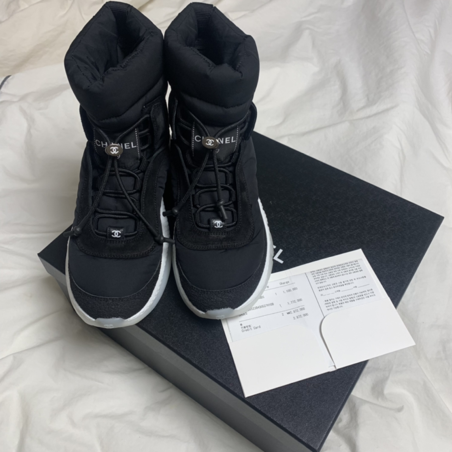 샤넬 신발-21FW 패딩부츠 | 당근 중고거래