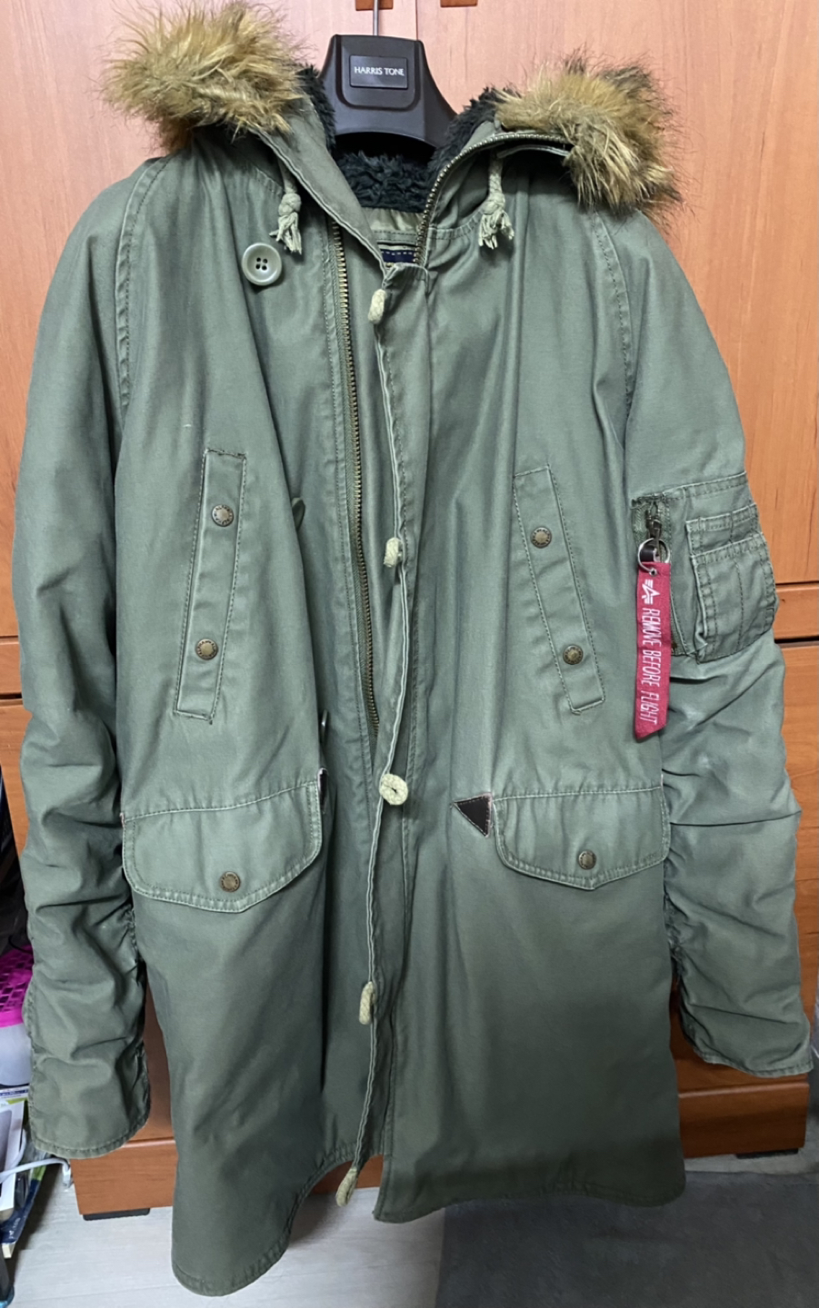 알파인더스트리 n3b 코튼 카키 [XS] | 남성패션/잡화 | 당근 중고거래