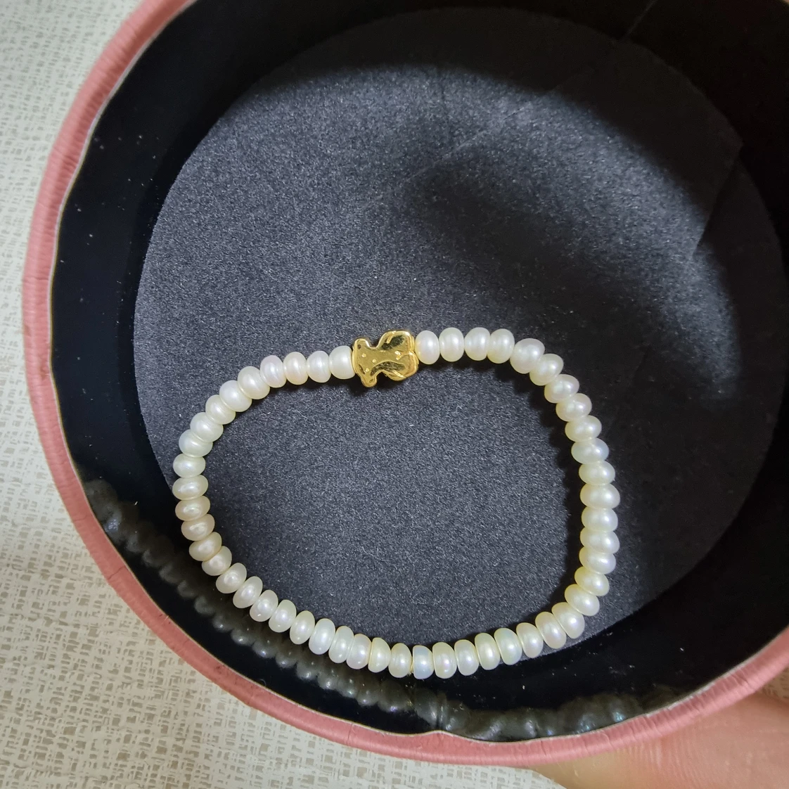 tous 18k 진주곰팔찌 | 당근 중고거래