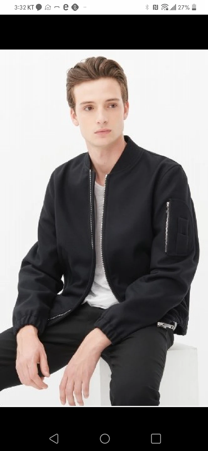 산드로옴므 펠트울 ma1 점퍼 ... | 당근 중고거래