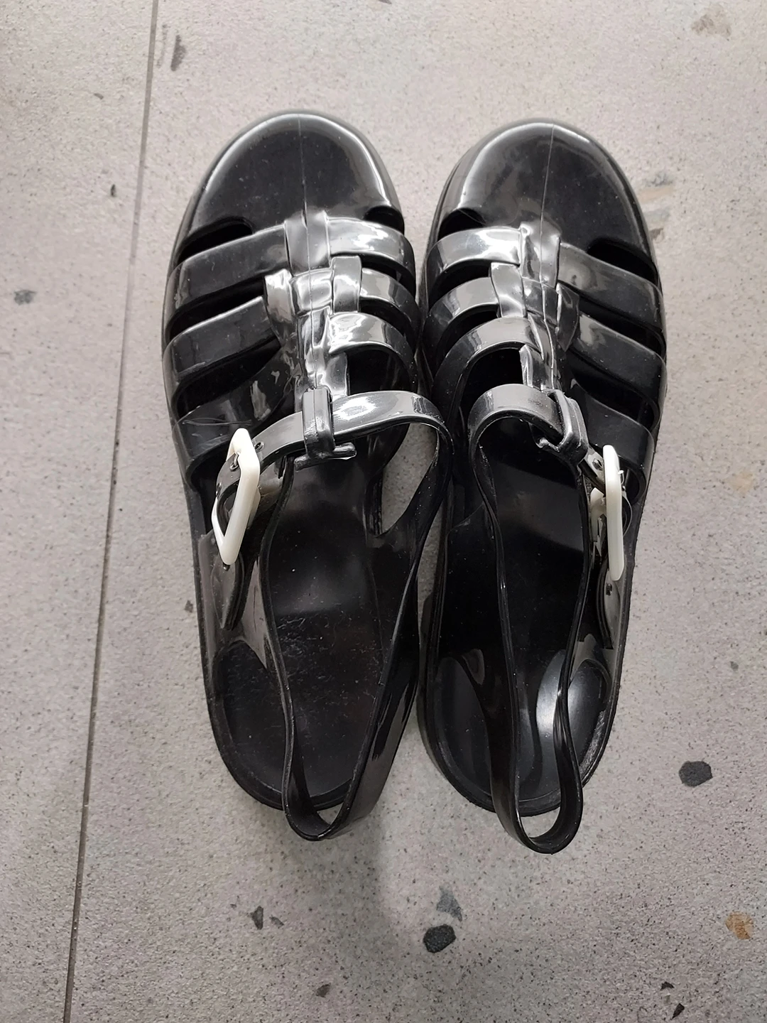 JuJu 젤리 슈즈 블랙 uk3... | 당근 중고거래