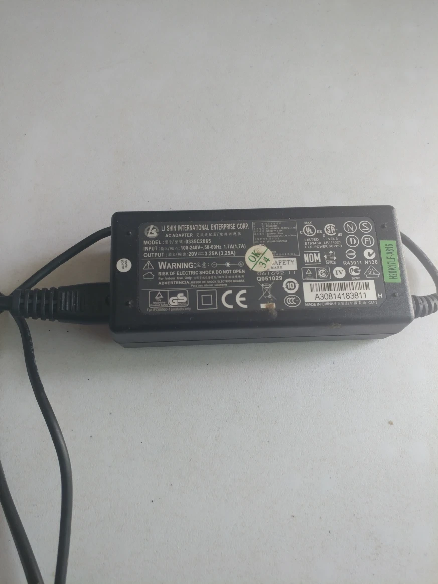 AC 아답터 20V 3.25A | 당근 중고거래