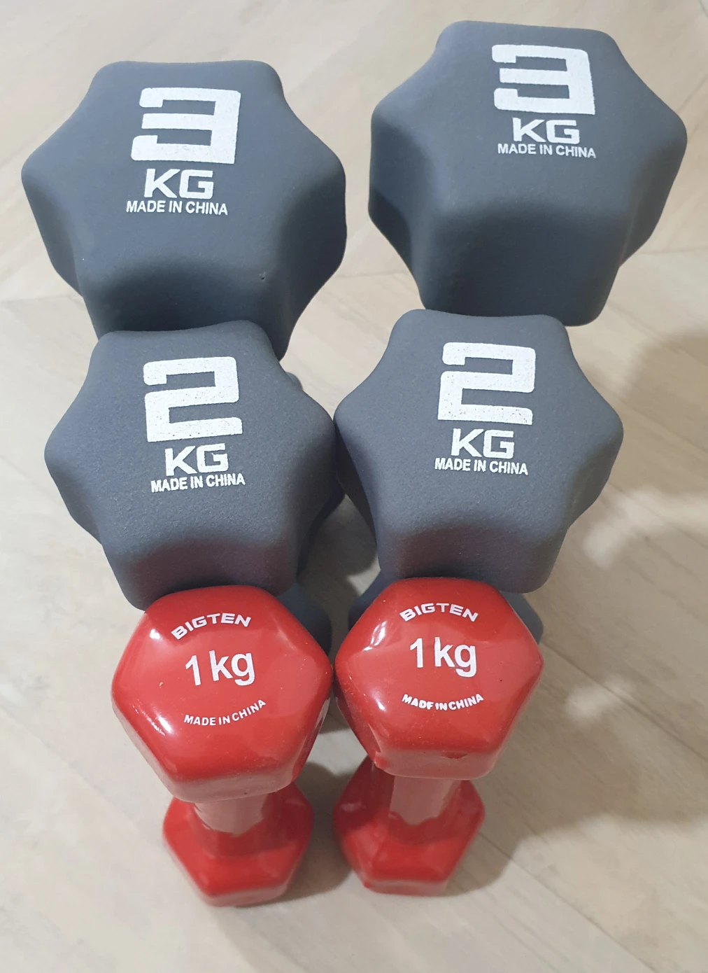 아령 덤벨 3kg 2kg 1kg | 당근 중고거래