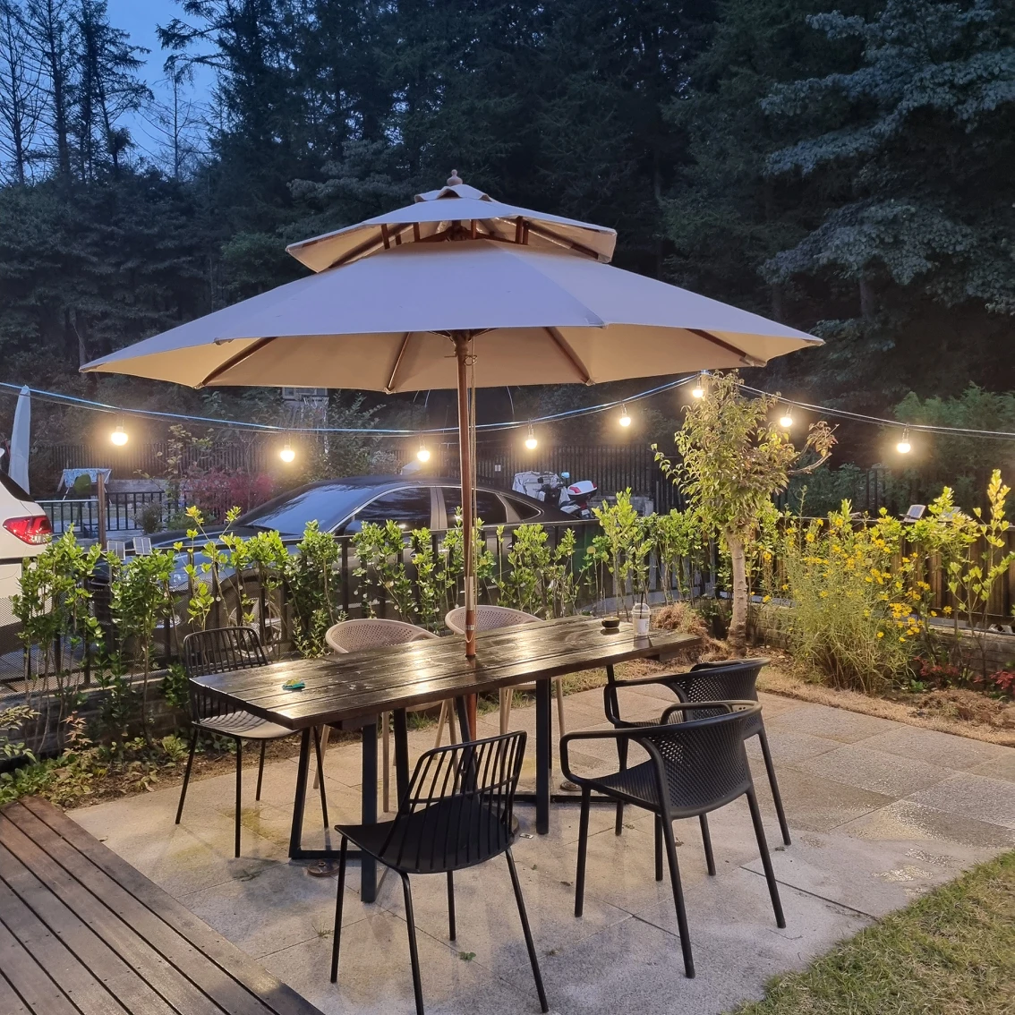 그네와파라솔 야외파라솔+받침대 ... | 당근마켓 중고거래