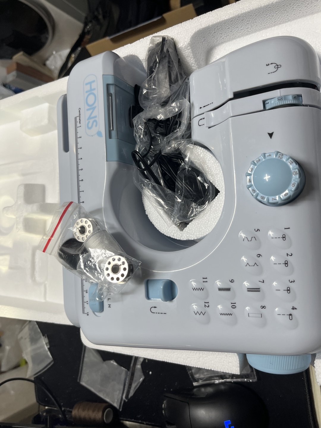 혼스 재봉틀 미싱 hssm-1201 | 당근 중고거래