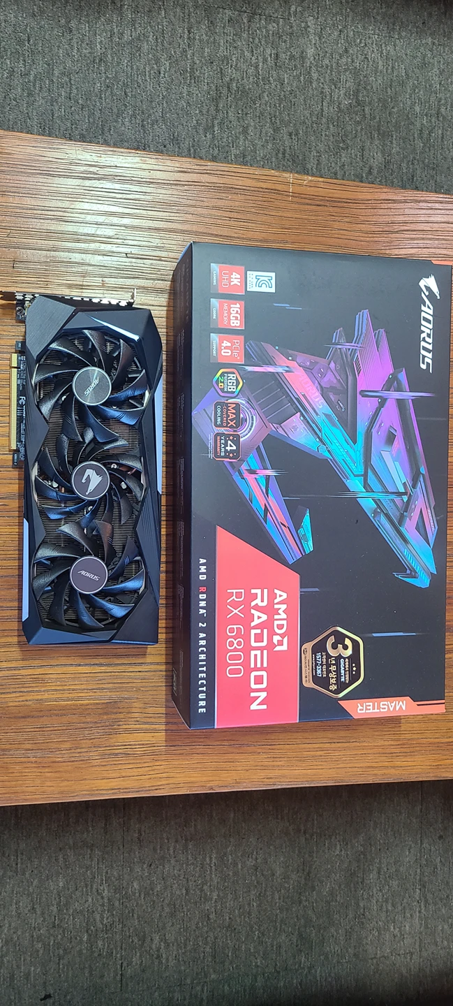 AORUS AMD RX6800... | 당근마켓 중고거래