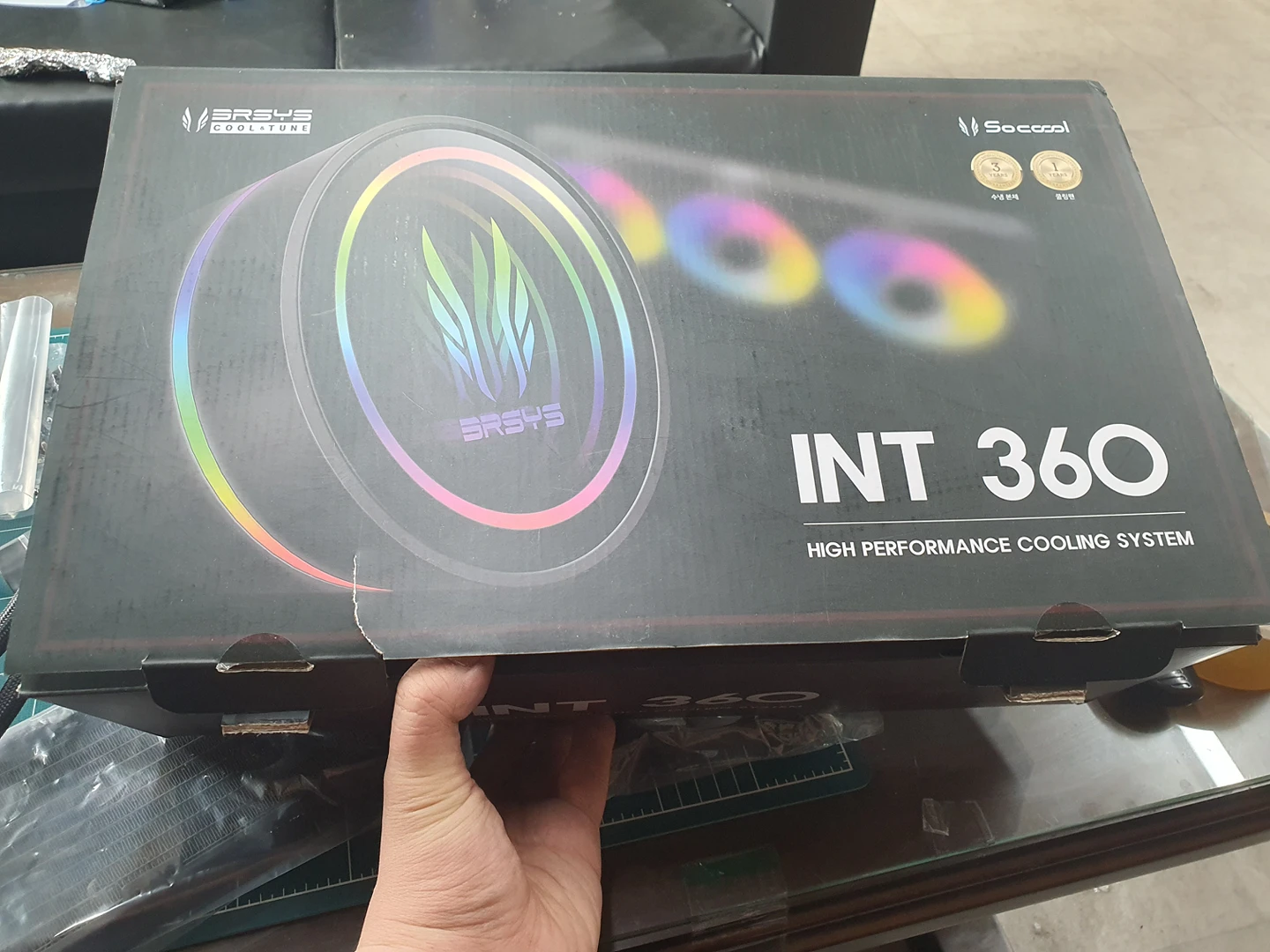 3rsys 3열 수냉쿨러 int360 | 당근 중고거래