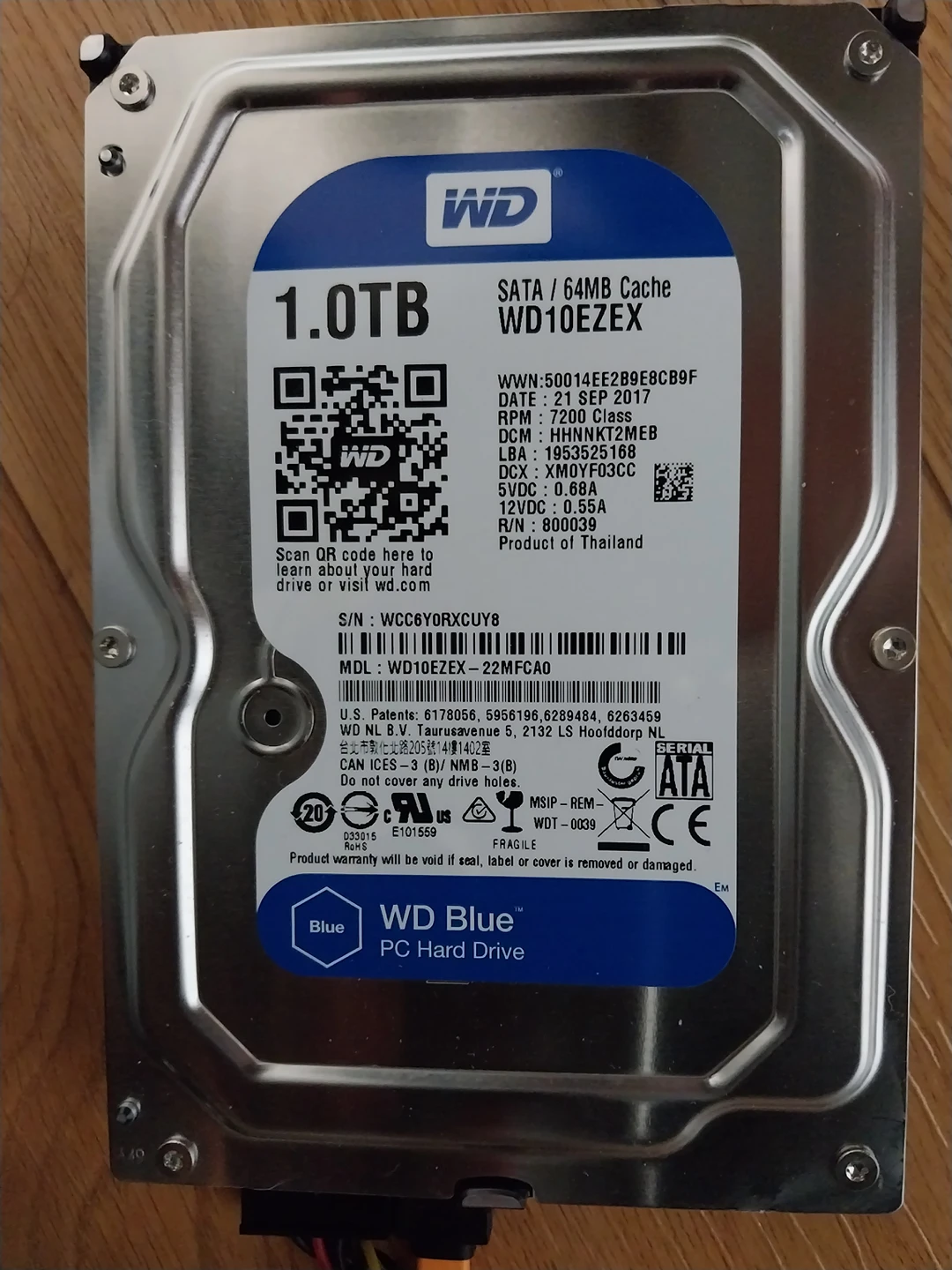 WD 1테라 PC용 하드디스크 | 당근 중고거래