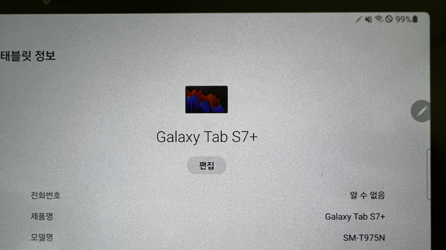 갤럭시탭 s7+ 256Gb wi... | 당근 중고거래