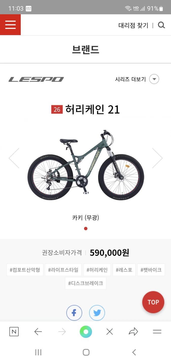 산악자전거 Mtb 팻바이크 당근 중고거래