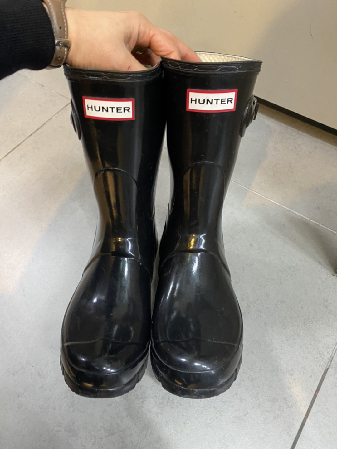 헌터 레인부츠 숏 uk5(240... | 당근 중고거래