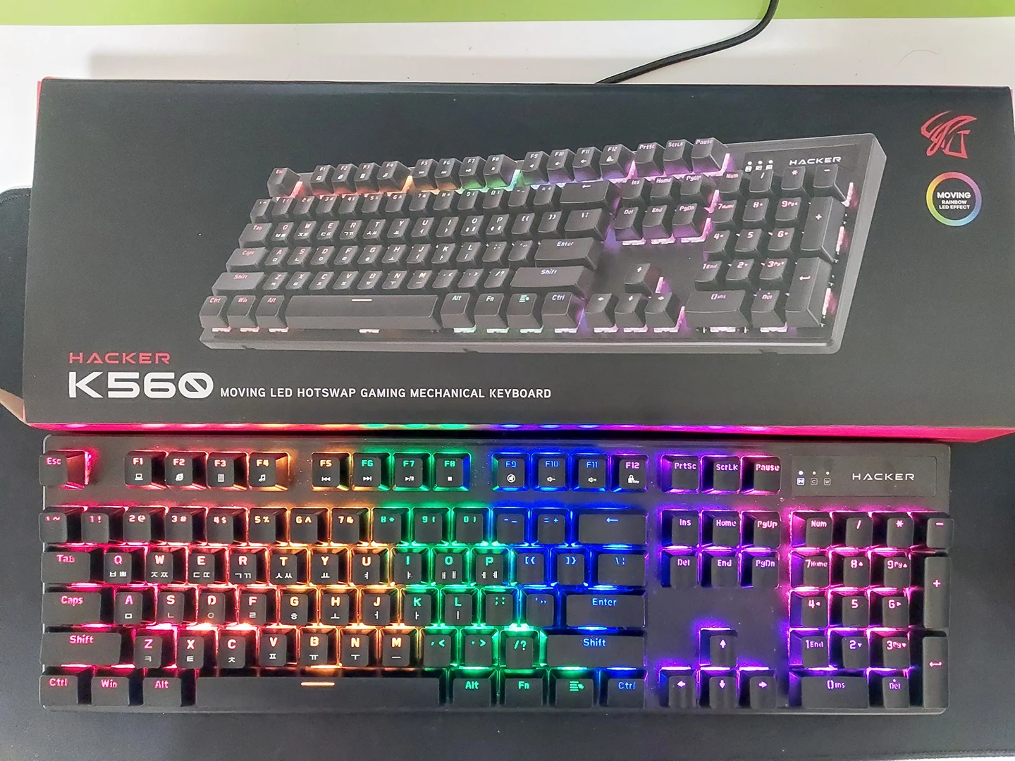 앱코 게이밍 키보드 K560 적... | 당근 중고거래