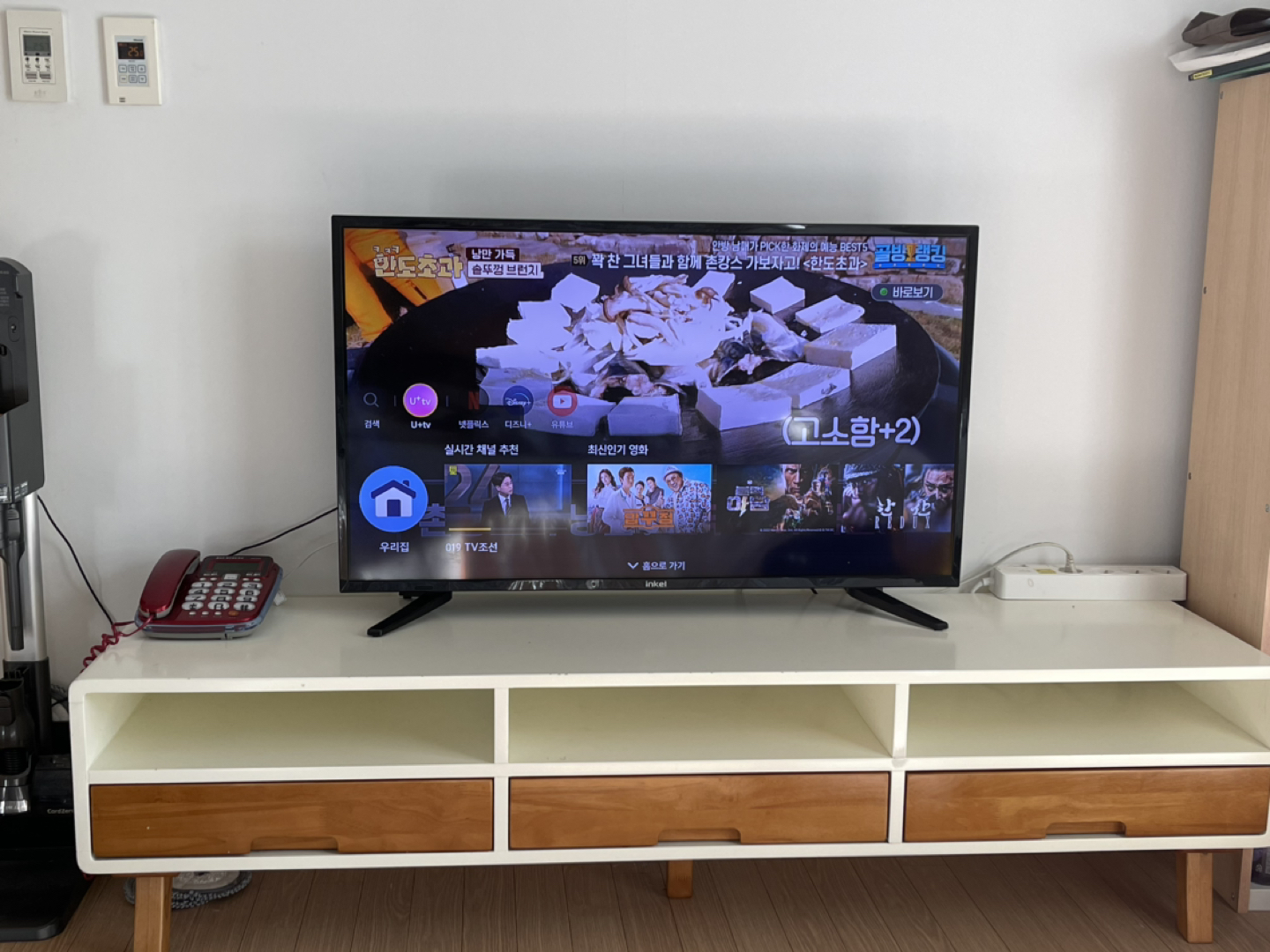 40인치 inkel TV, TV장 | 당근 중고거래