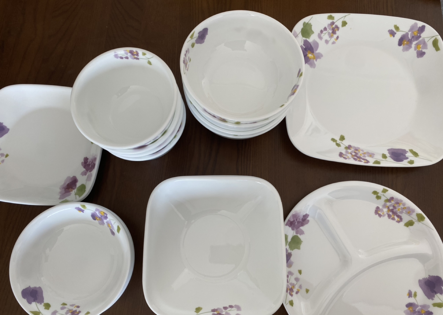 로렐그릇 4인세트-18p 팝니다... | 당근마켓 중고거래