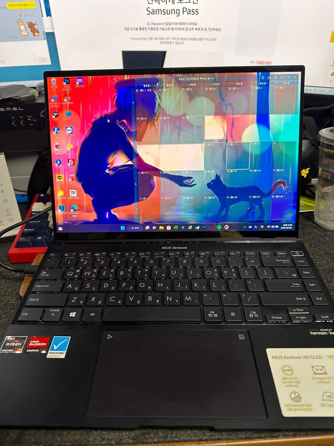아수스 OLED 14x um54... | 당근 중고거래