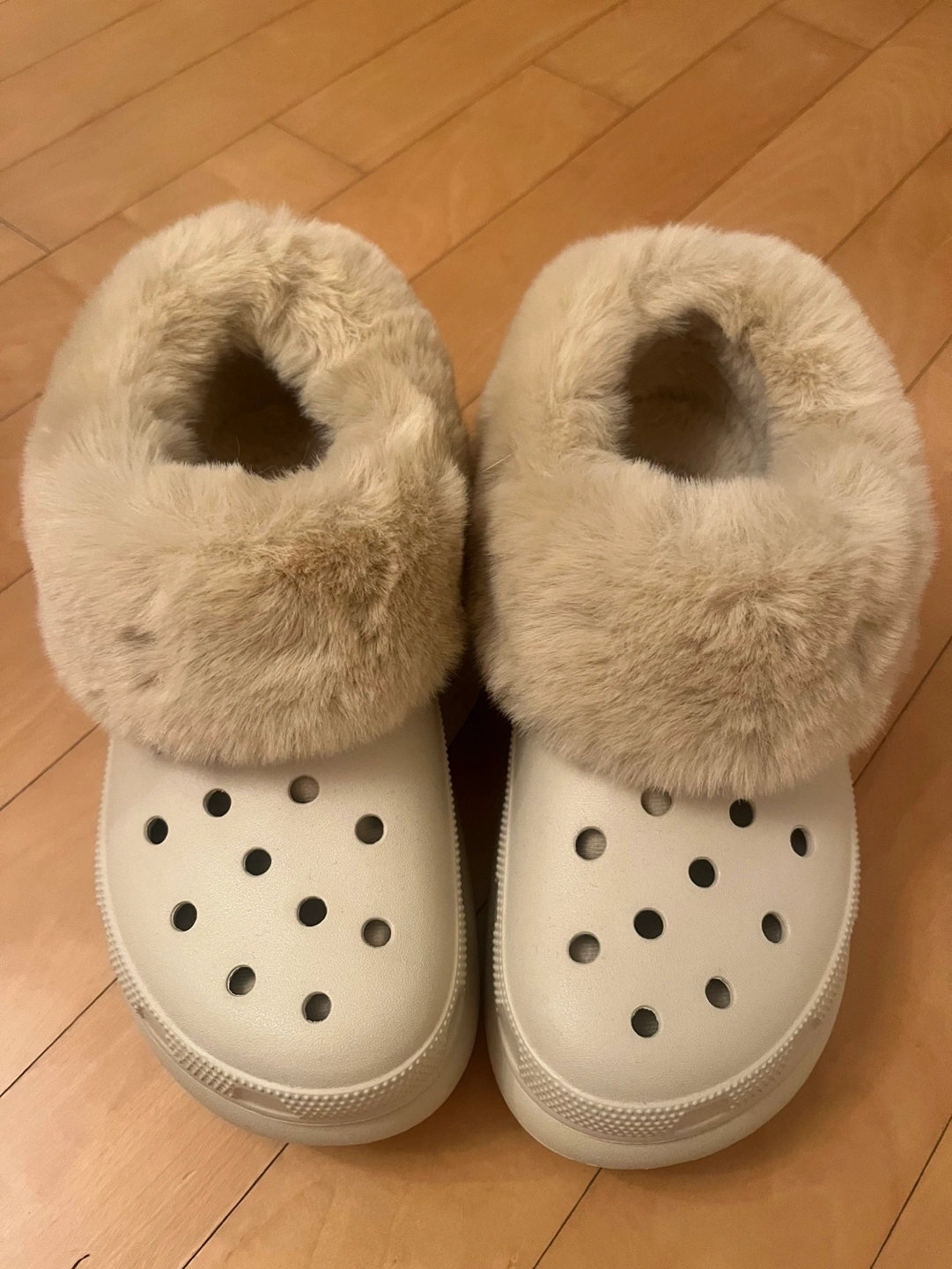 크록스 퍼 본컬러 240 CROCS CLASSIC FUREVER CRUSH BONE | 여성잡화 | 당근 중고거래