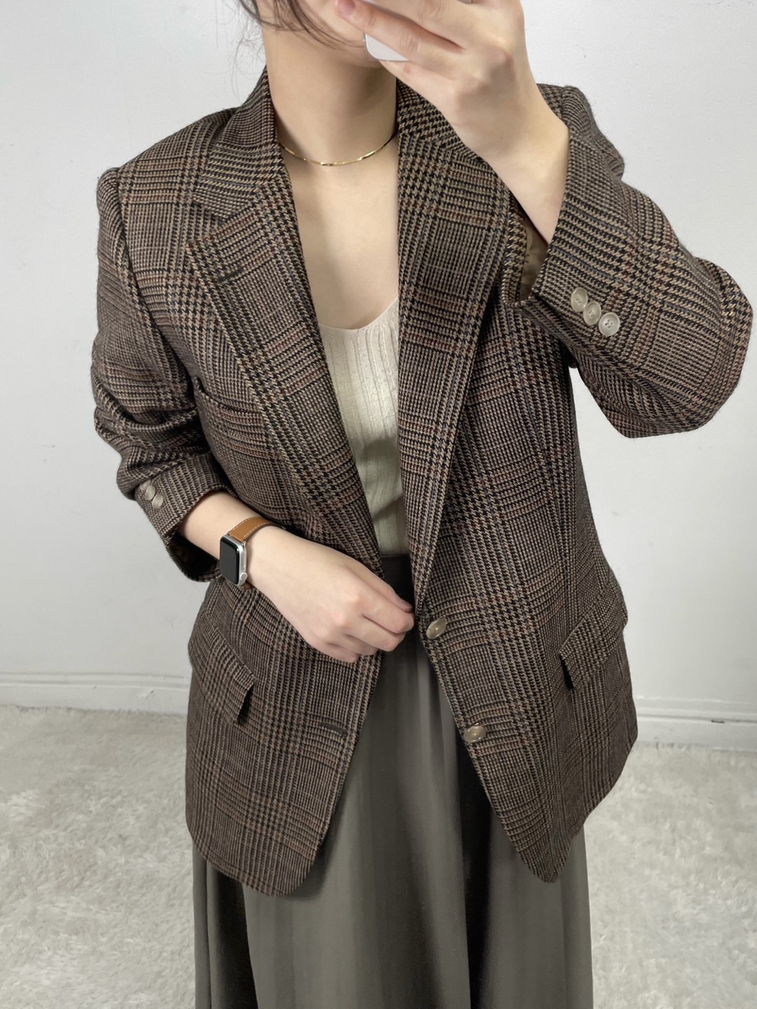 버버리 체크 울블레이저 | 당근 중고거래