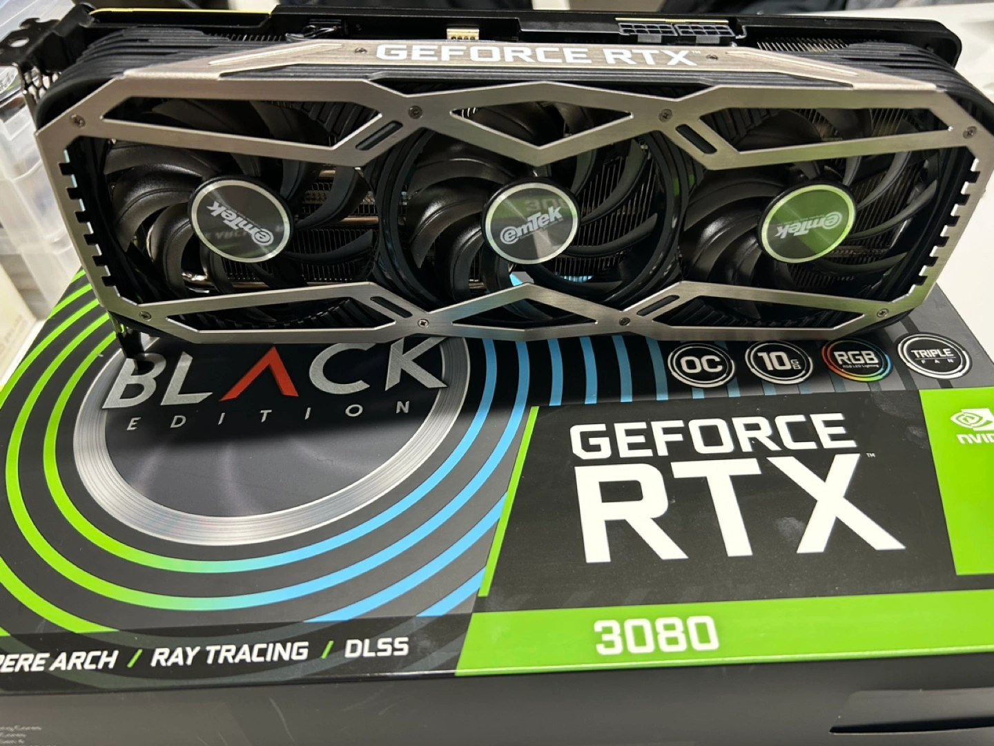 이엠텍 블랙에디션 RTX 308... | 당근 중고거래