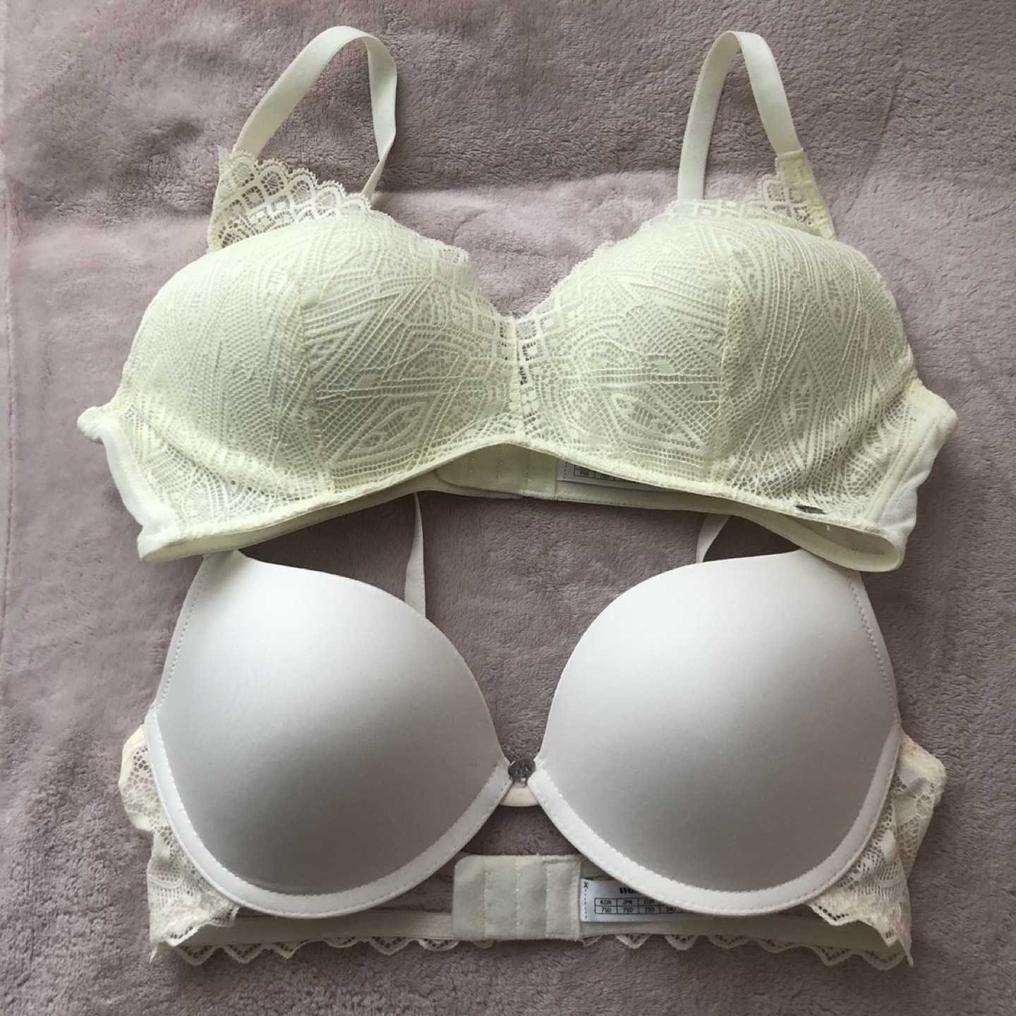 원더브라 75D 34D 미착용 일괄 | 당근 중고거래