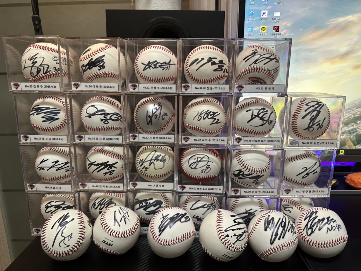 LG트윈스 싸인볼 팝니다 (일괄... | 당근 중고거래