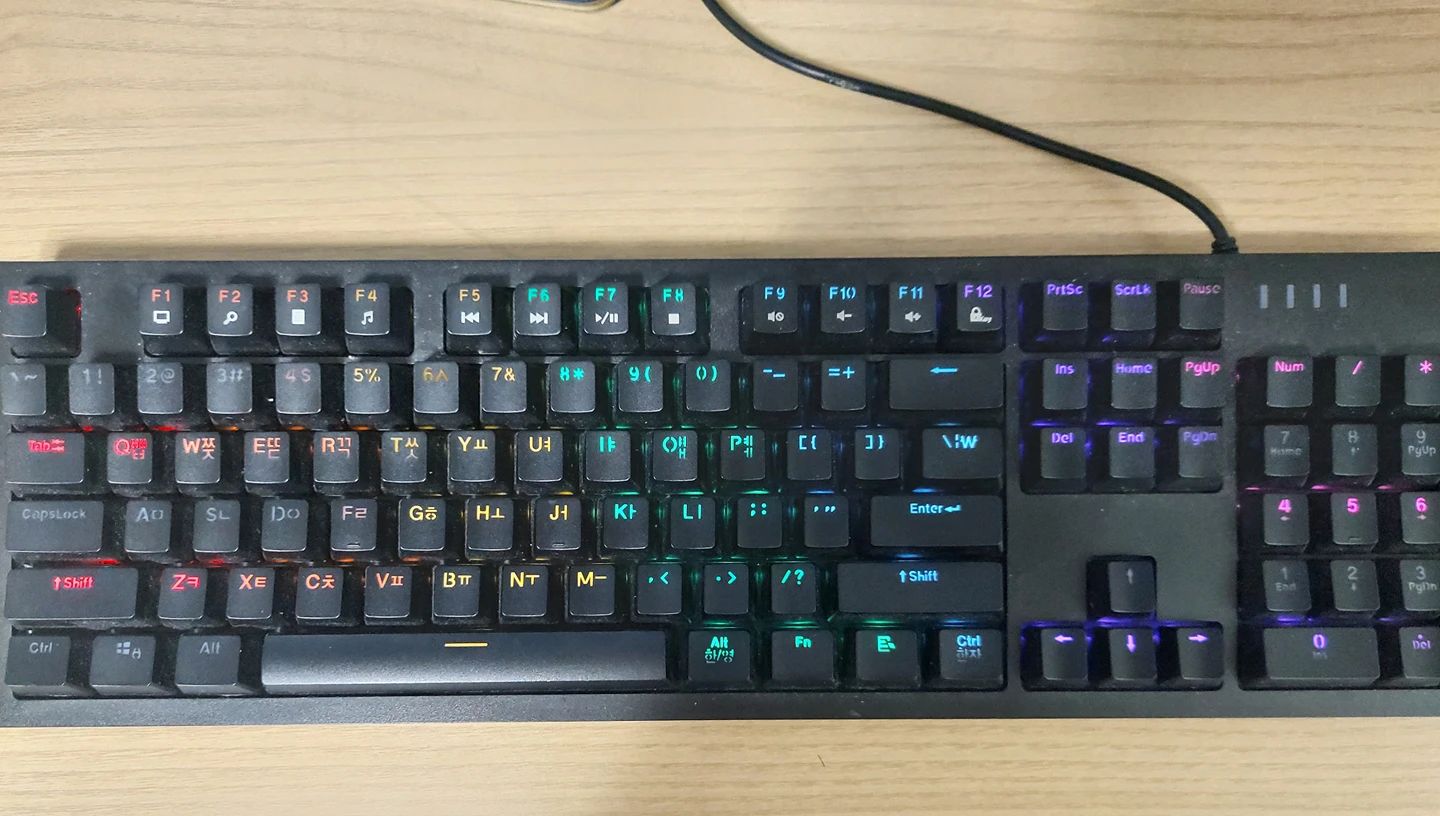 기계식 키보드 앱코 K515 적... | 당근 중고거래