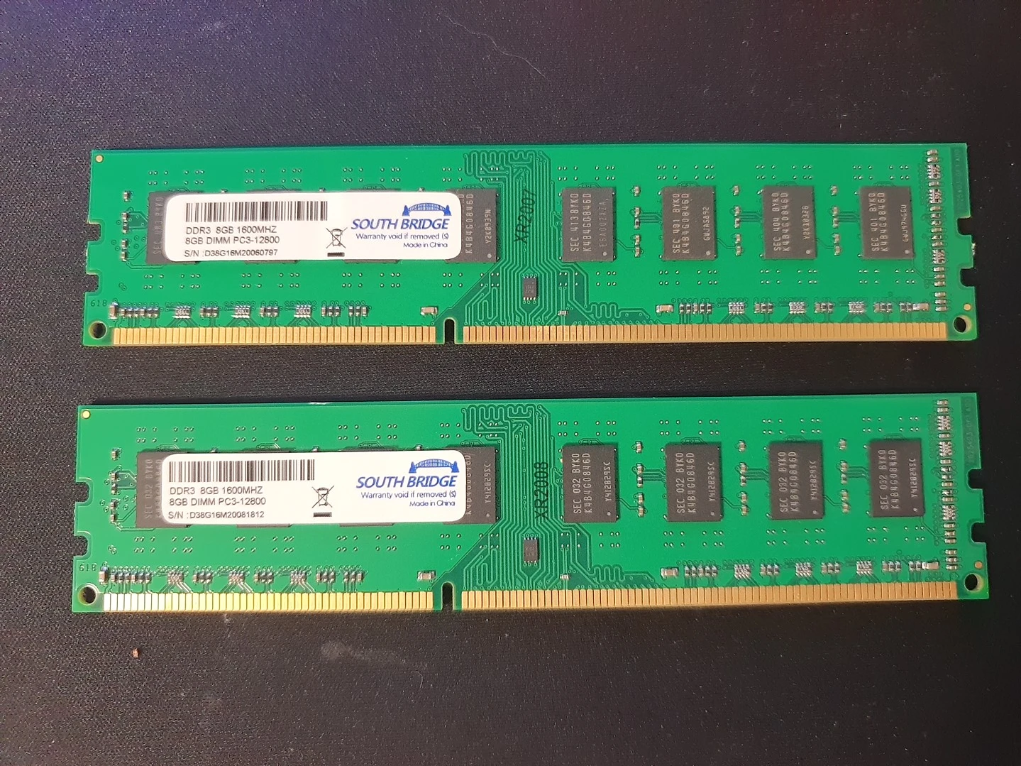 ddr3 8g 2개 팝니다. | 당근 중고거래