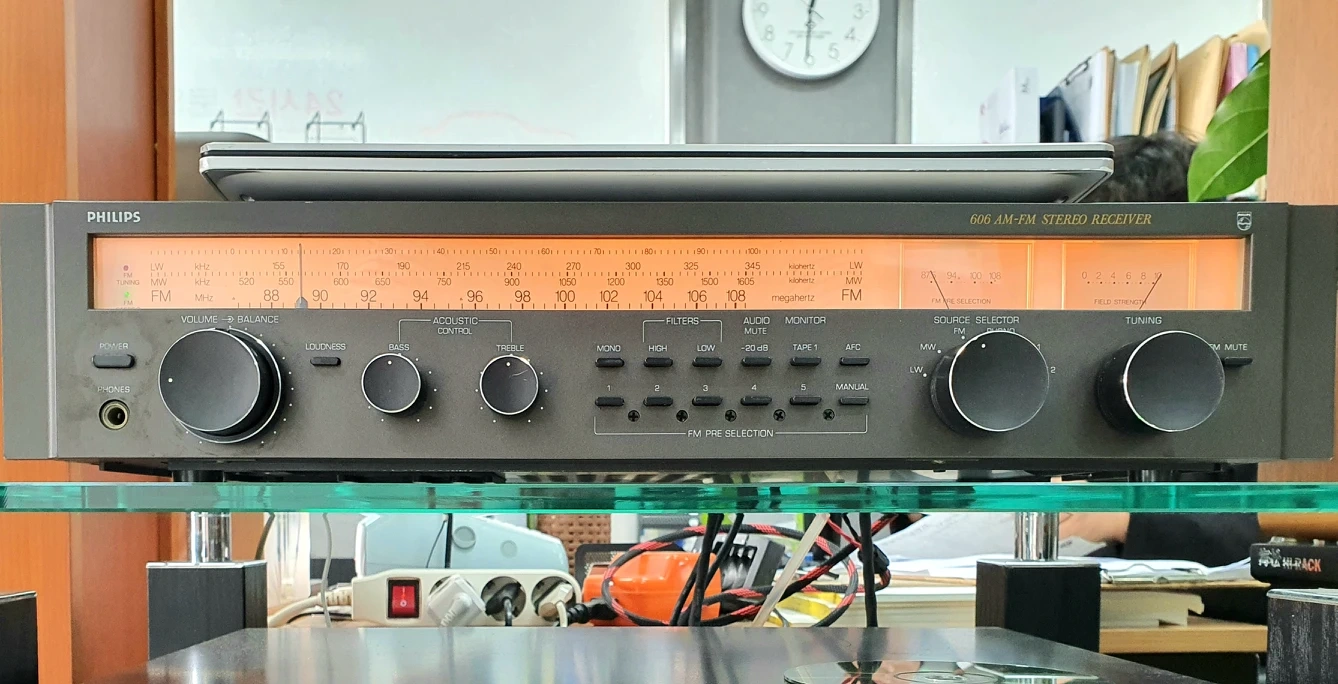 필립스 606 AM-FM 스테레오 리시버앰프 | 정관읍 | 생활가전 | 당근 중고거래