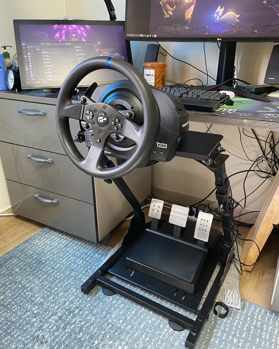 T300rs 3페달(거치대포함)... | 당근 중고거래