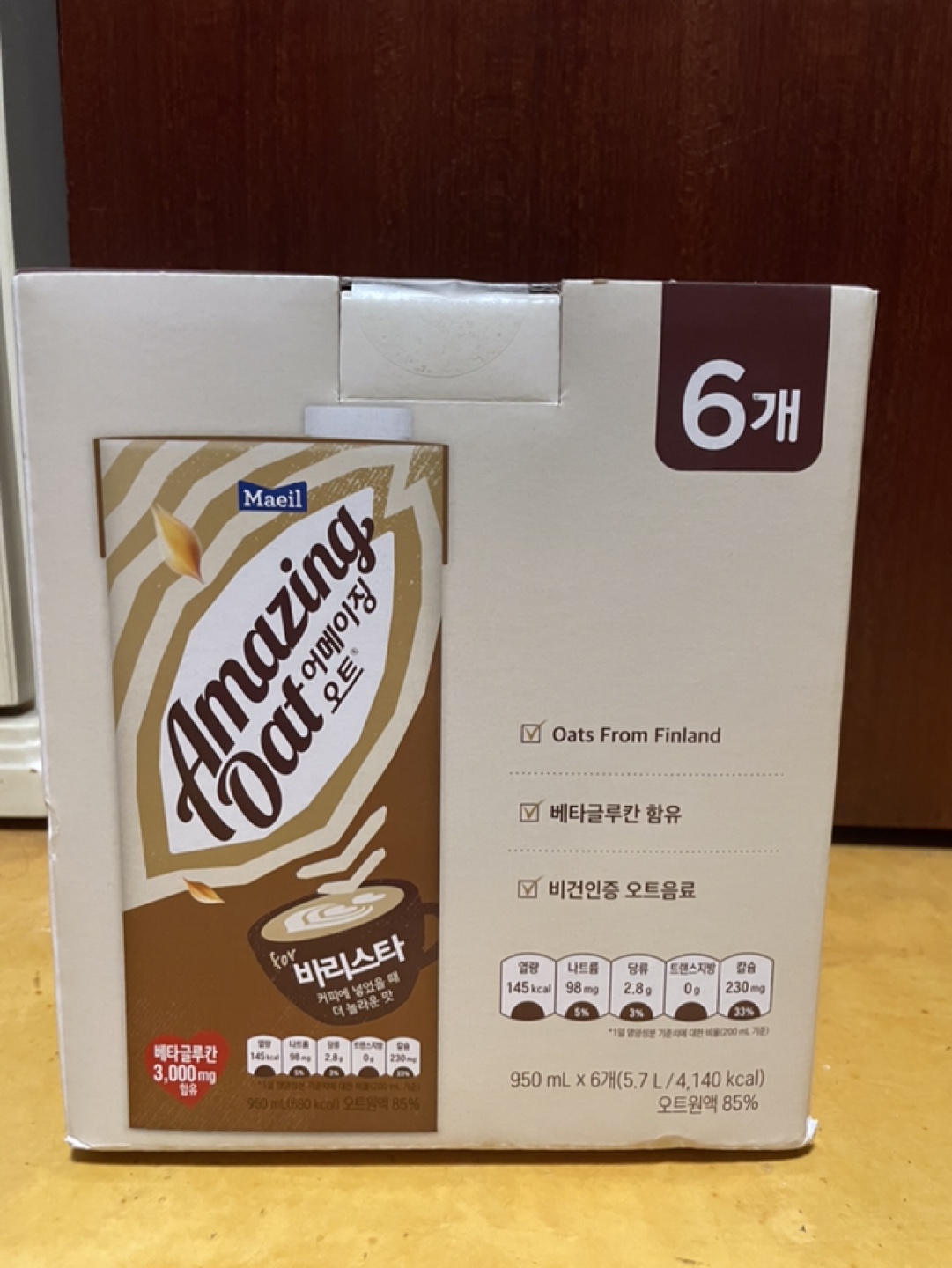 어메이징 오트 바리스타 950ml x 6팩 | 월계동 | 가공식품 | 당근 중고거래