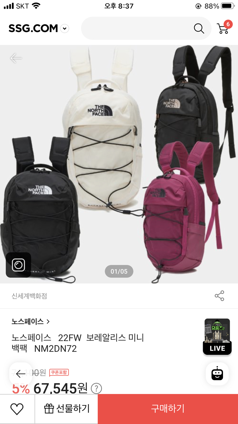 노스페이스 백팩 보레알리스 미니 당근마켓 중고거래