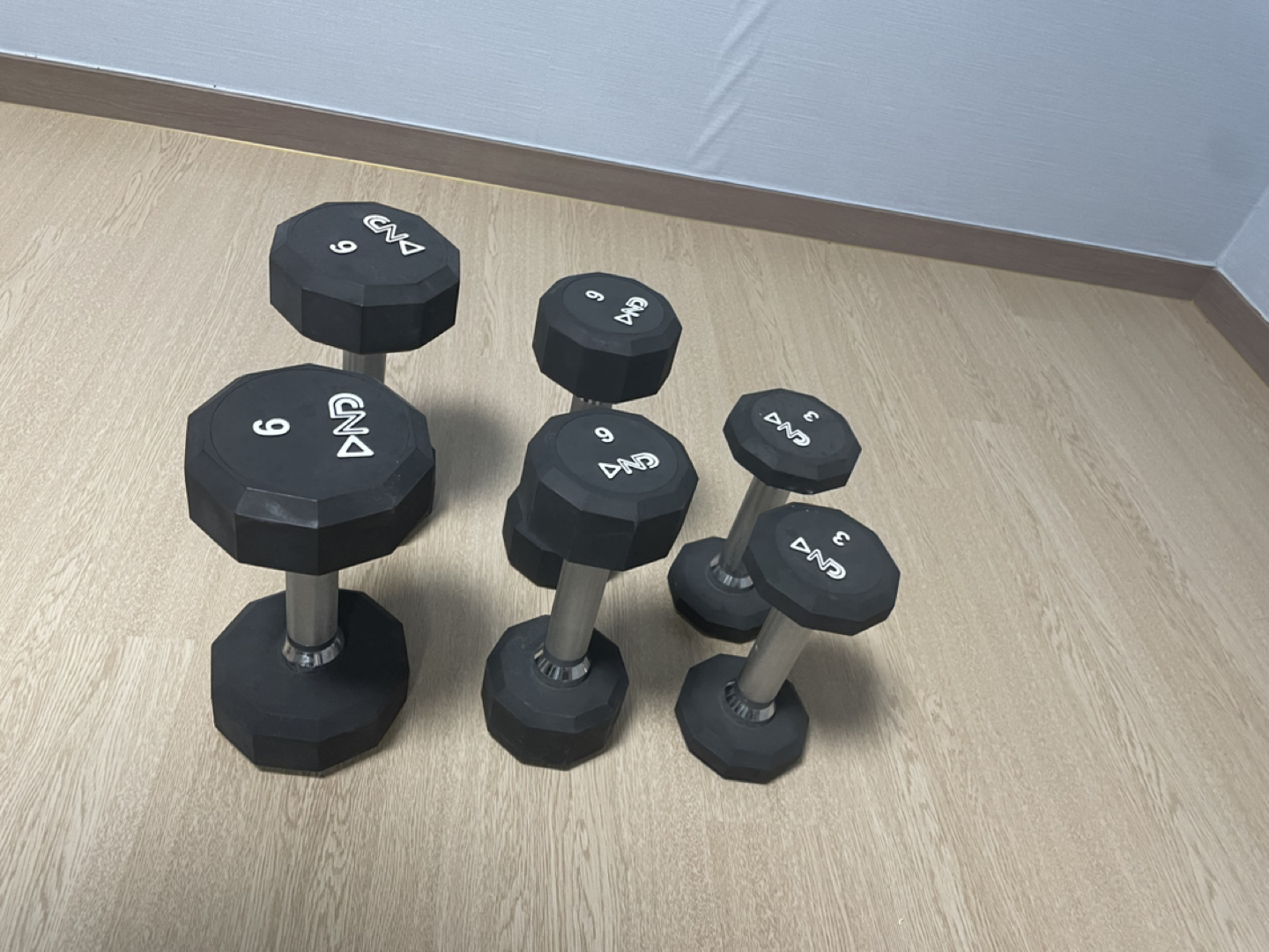 Cnk 10각 우레탄 아령 3,... | 당근 중고거래