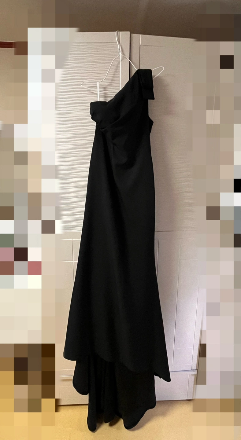 웨딩 촬영용 블랙 드레스 당근 중고거래